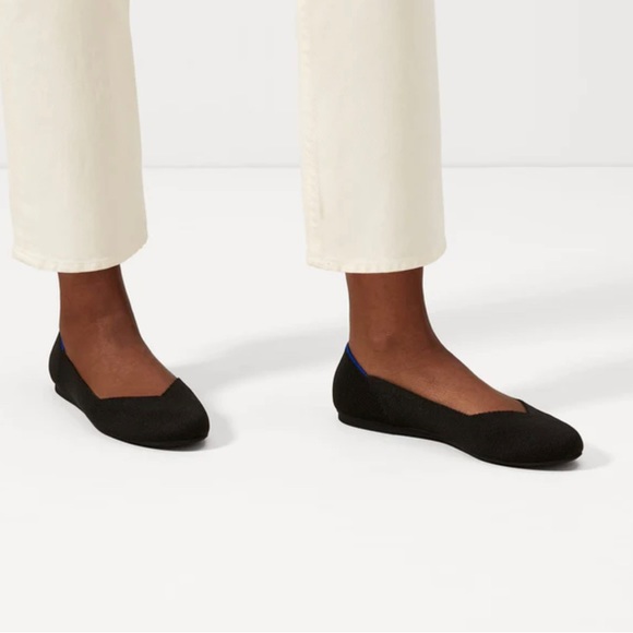Rothy's | Shoes | Rothys Flat Shoe 95 In Black Solid Retail 29 | Poshmark